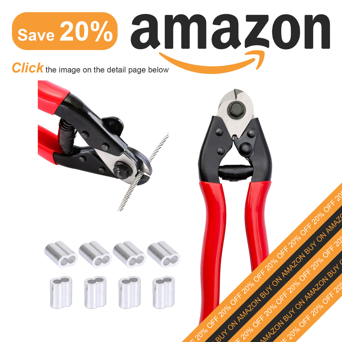 20% OFF Buy on Amazon Cable Cutter Heavy Duty Stainless Steel Aircraft ...