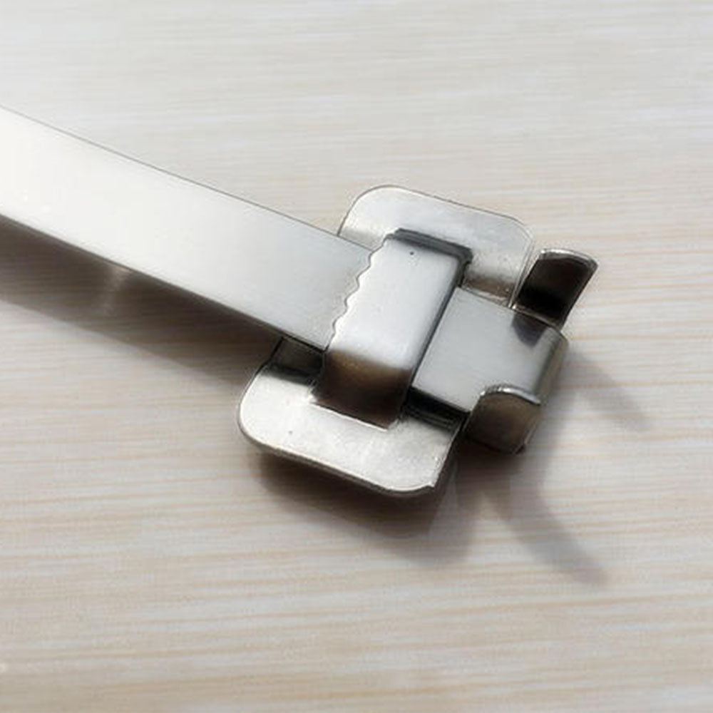 HC-20-T Stainless Steel Clamping Buckle, for telecom poles, cable bund ...
