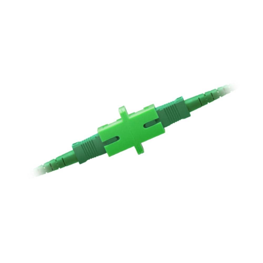 (50PCS ) SC/APC to SC/UPC Simplex Single Mode Fiber Optic Adapter /Cou ...