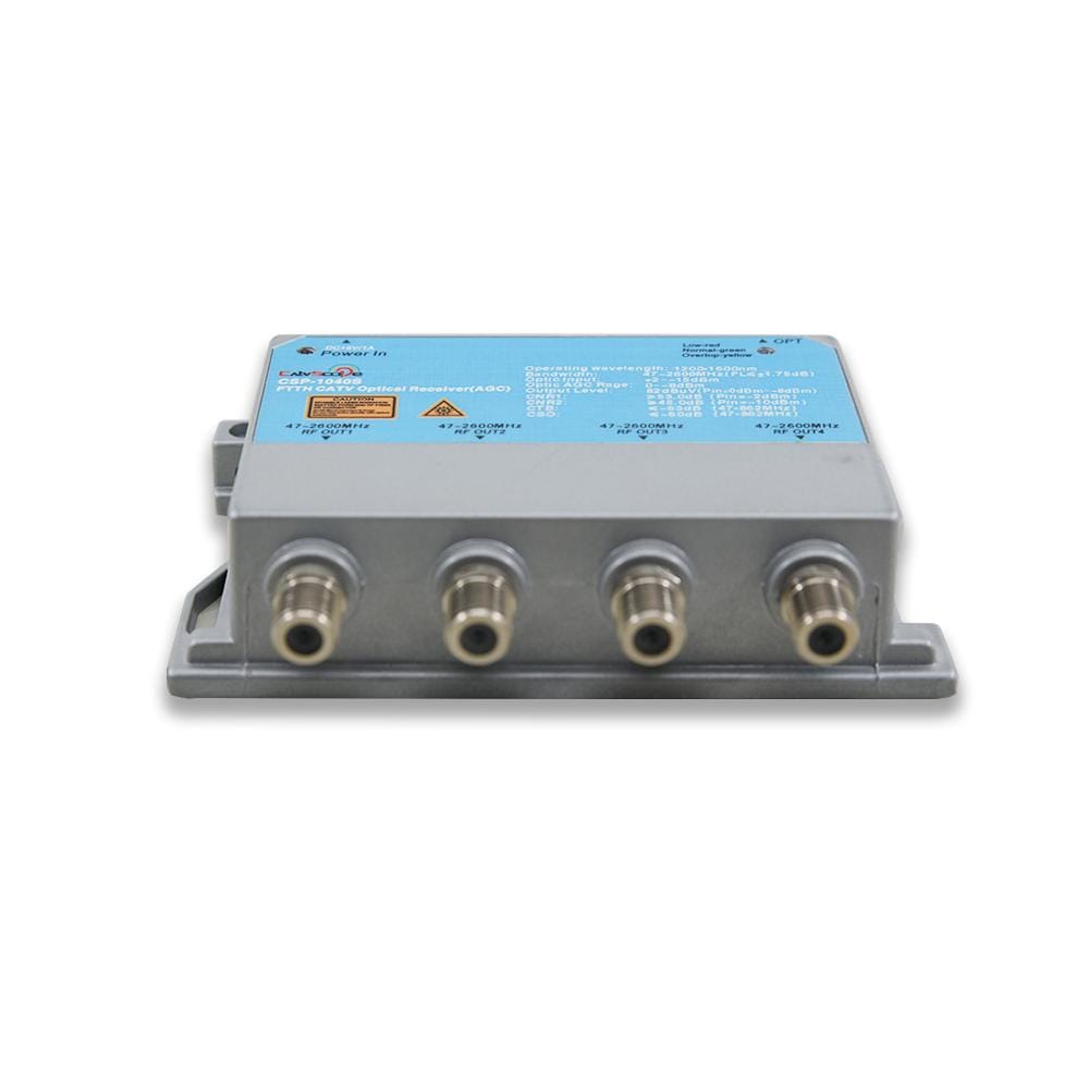 CSP-1040S Sattellite Optical Receiver 1 Way Optical Input 4 Ways RF Ou ...